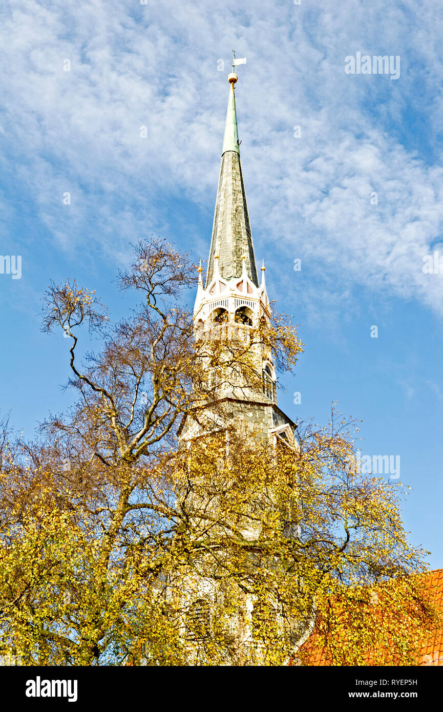 St. Juergen Church in Heide, Schleswig-Holstein, Northern Germany Stock ...