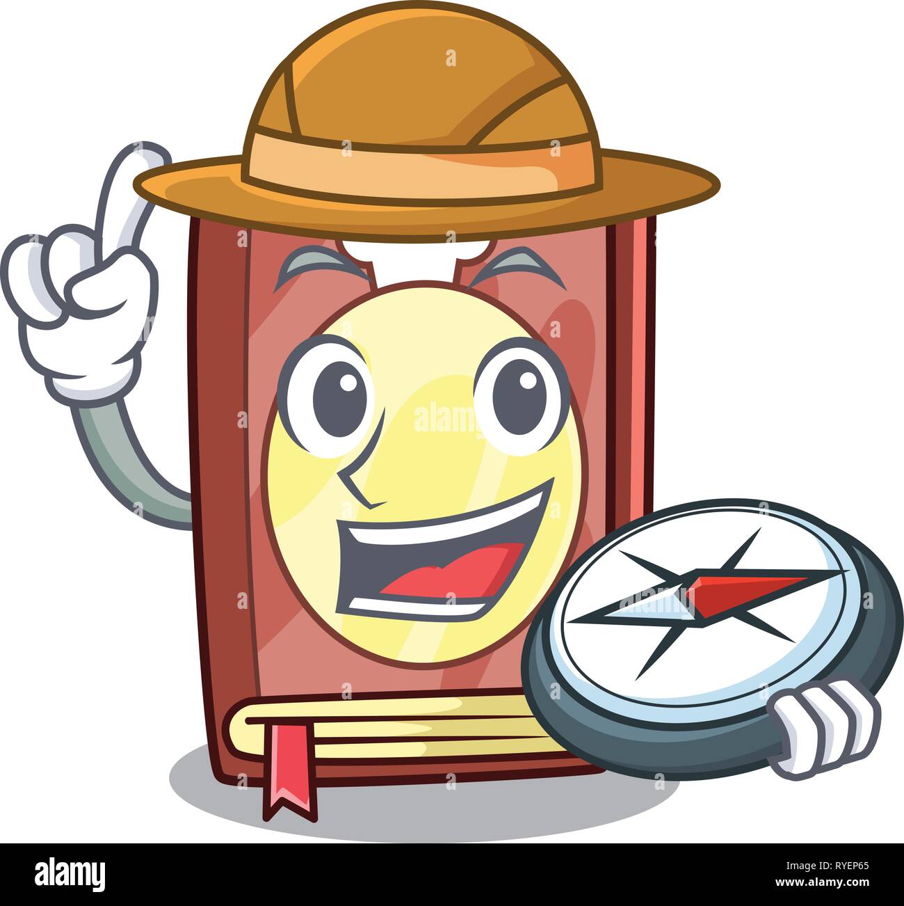 Explorer recipe book in the cartoon shape Stock Vector Image & Art - Alamy