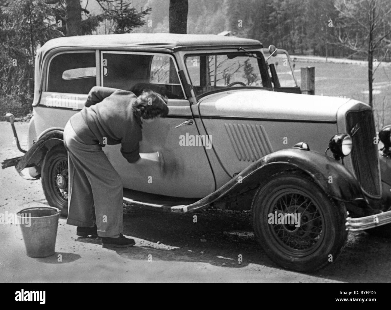 transport / transportation, car, vehicle variants, Ford Koeln, a woman ...