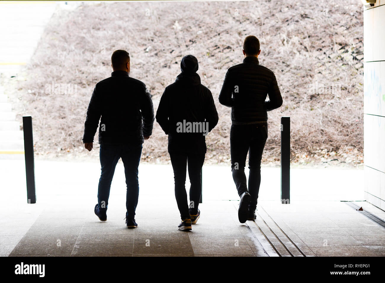 People Walking Forward