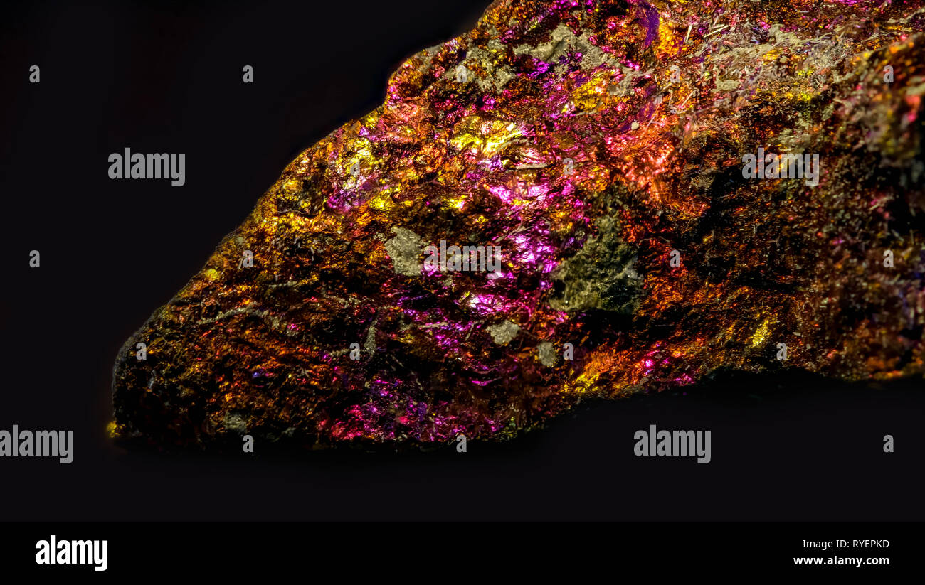 colorful copper gemstone shining background closeup Stock Photo - Alamy