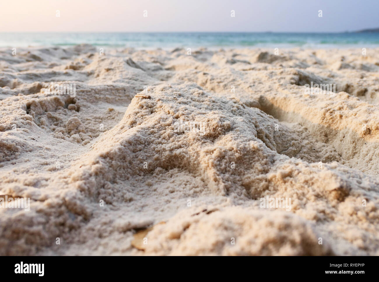 Beautiful sand beach Stock Photo - Alamy