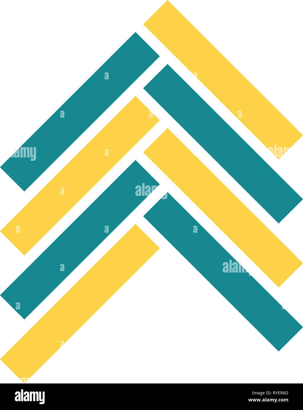 Parquet icon. Flat color design. Vector illustration Stock Vector Image ...