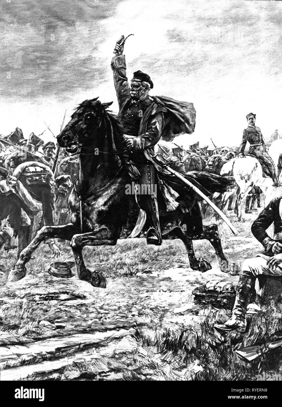 Battle Of Waterloo Painting 1815 Stock Photos & Battle Of Waterloo ...