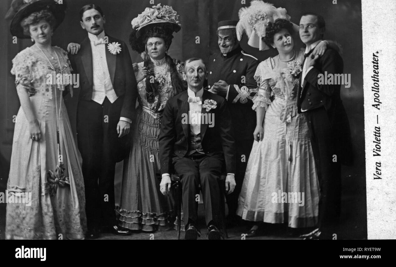 theatre / theater, operetta, "Vera Violetta", by Edmund Eysler (1874 ...