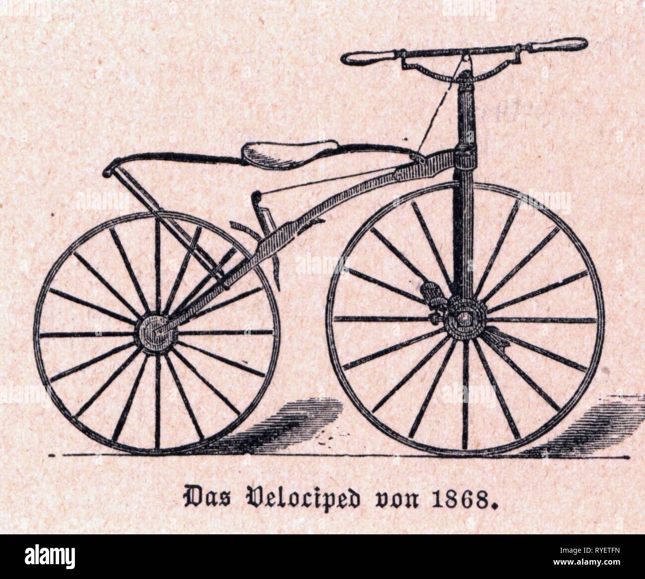 Velocipede 19th century hi-res stock photography and images - Alamy