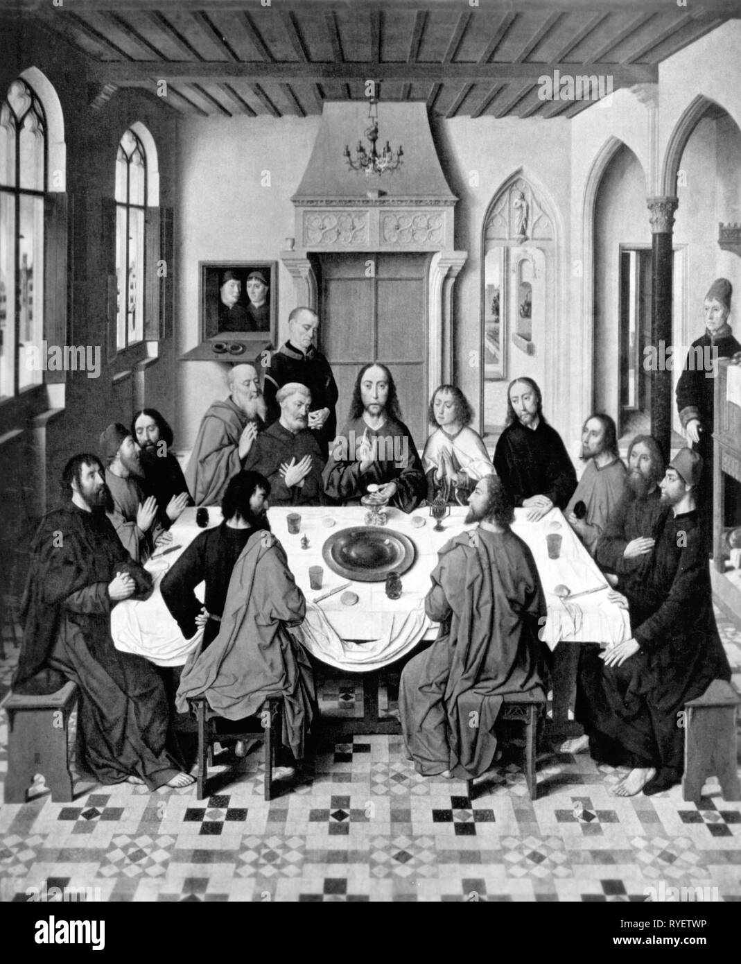 Painting panels Black and White Stock Photos & Images - Alamy