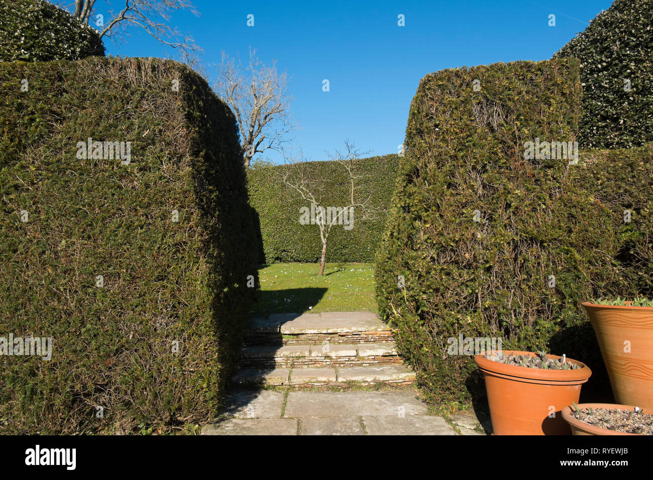 The gardens at Great Dixter in Northiam, East Sussex, England, UK Stock ...
