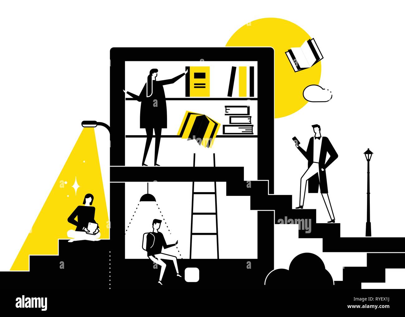 Conceptual dictionary Stock Vector Images - Alamy