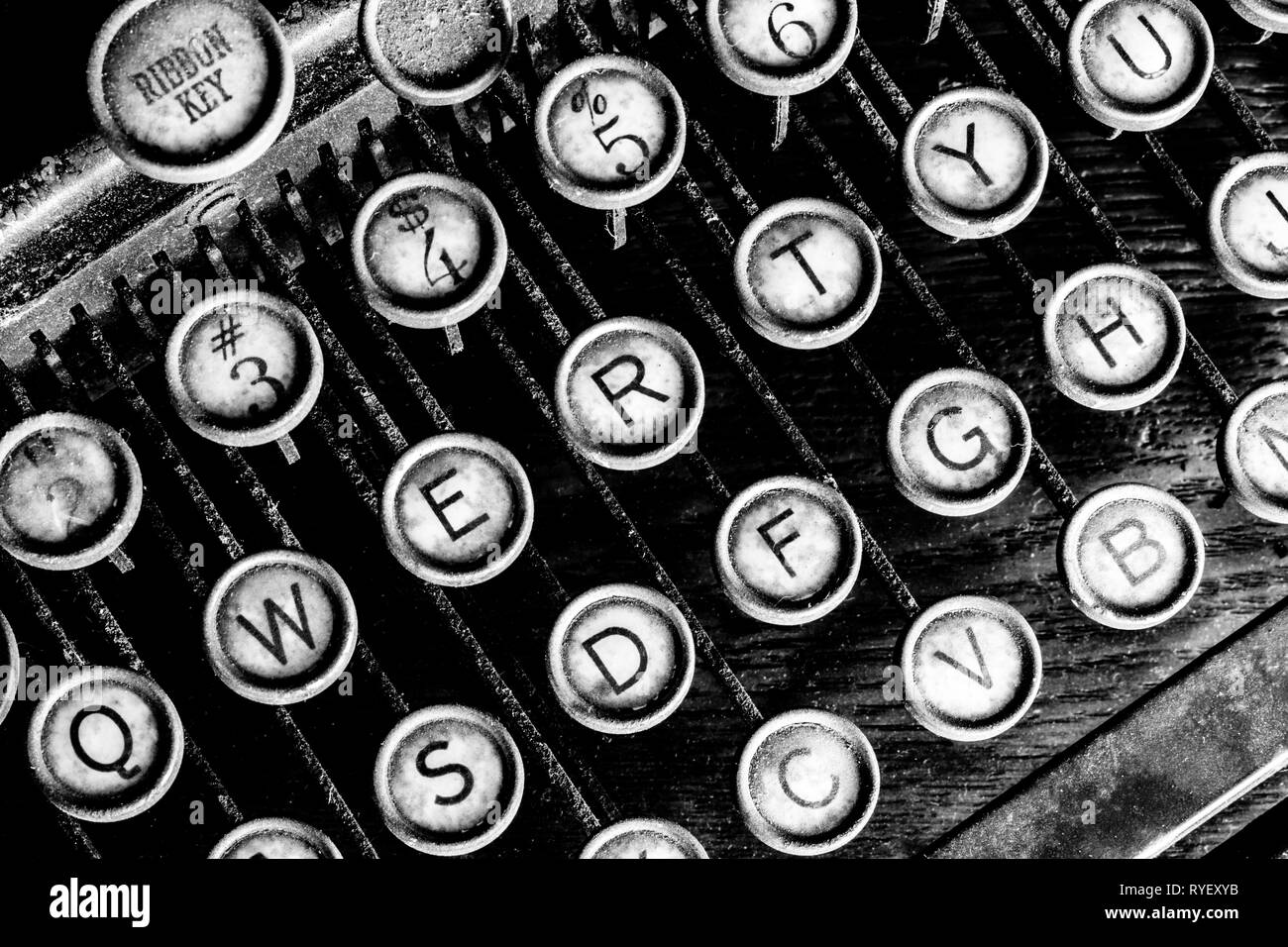 Antique Typewriter Antique Typewriter Showing High Resolution Stock ...