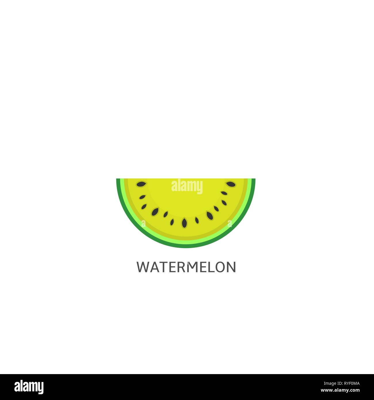 Wedge of watermelon Stock Vector Images - Alamy