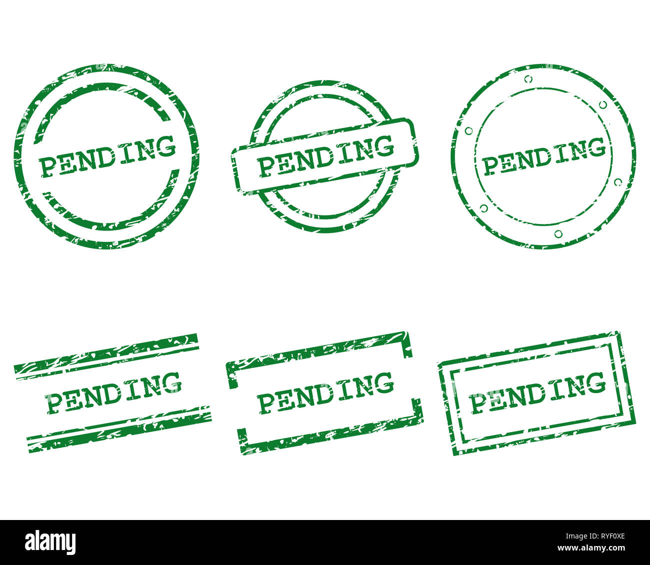 Pending rubber stamp hi-res stock photography and images - Alamy