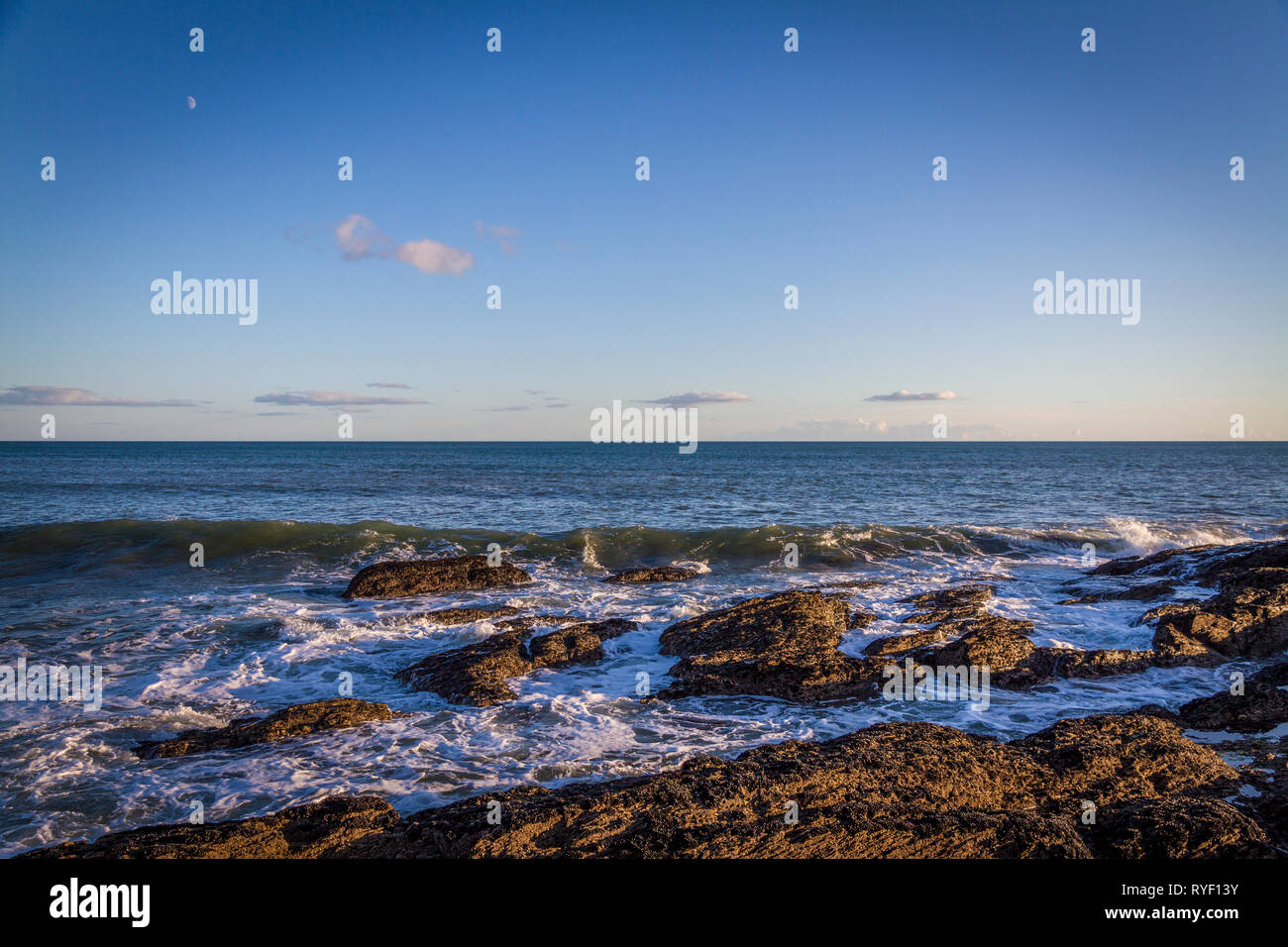 Walking at the Beach near Garrettstown Stock Photo - Alamy