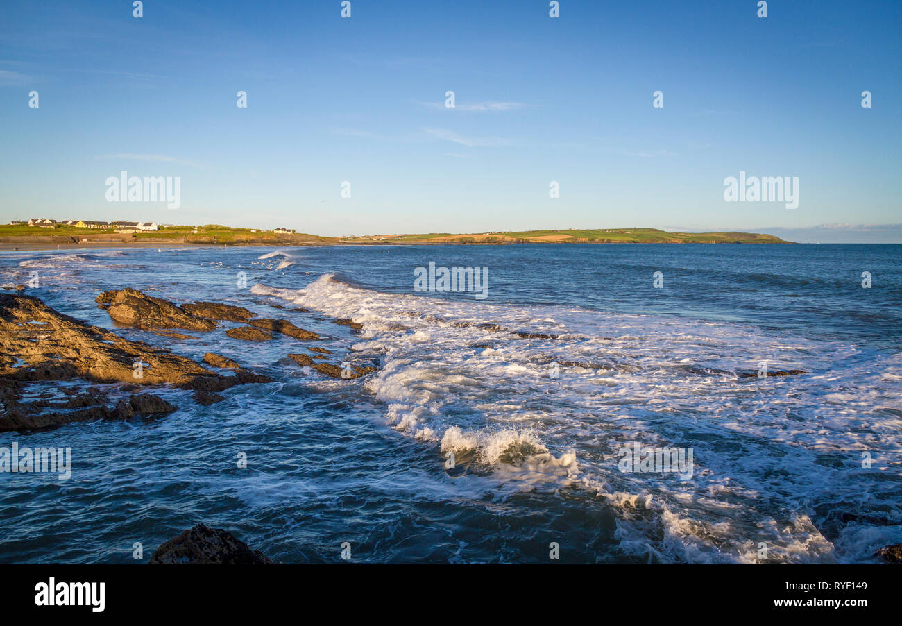 Walking at the Beach near Garrettstown Stock Photo - Alamy