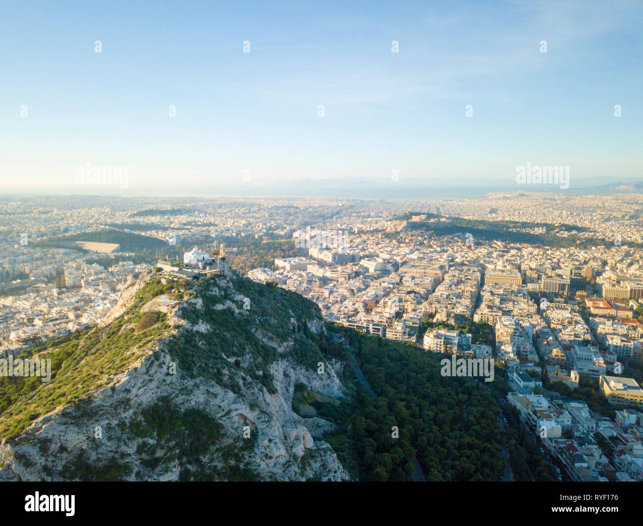 Athens drone hi-res stock photography and images - Alamy