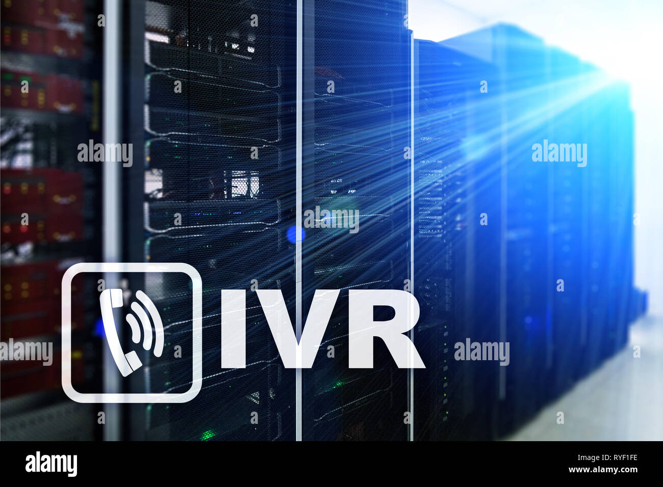 IVR Interactive Voice Response. Call Center Business Concept Stock ...