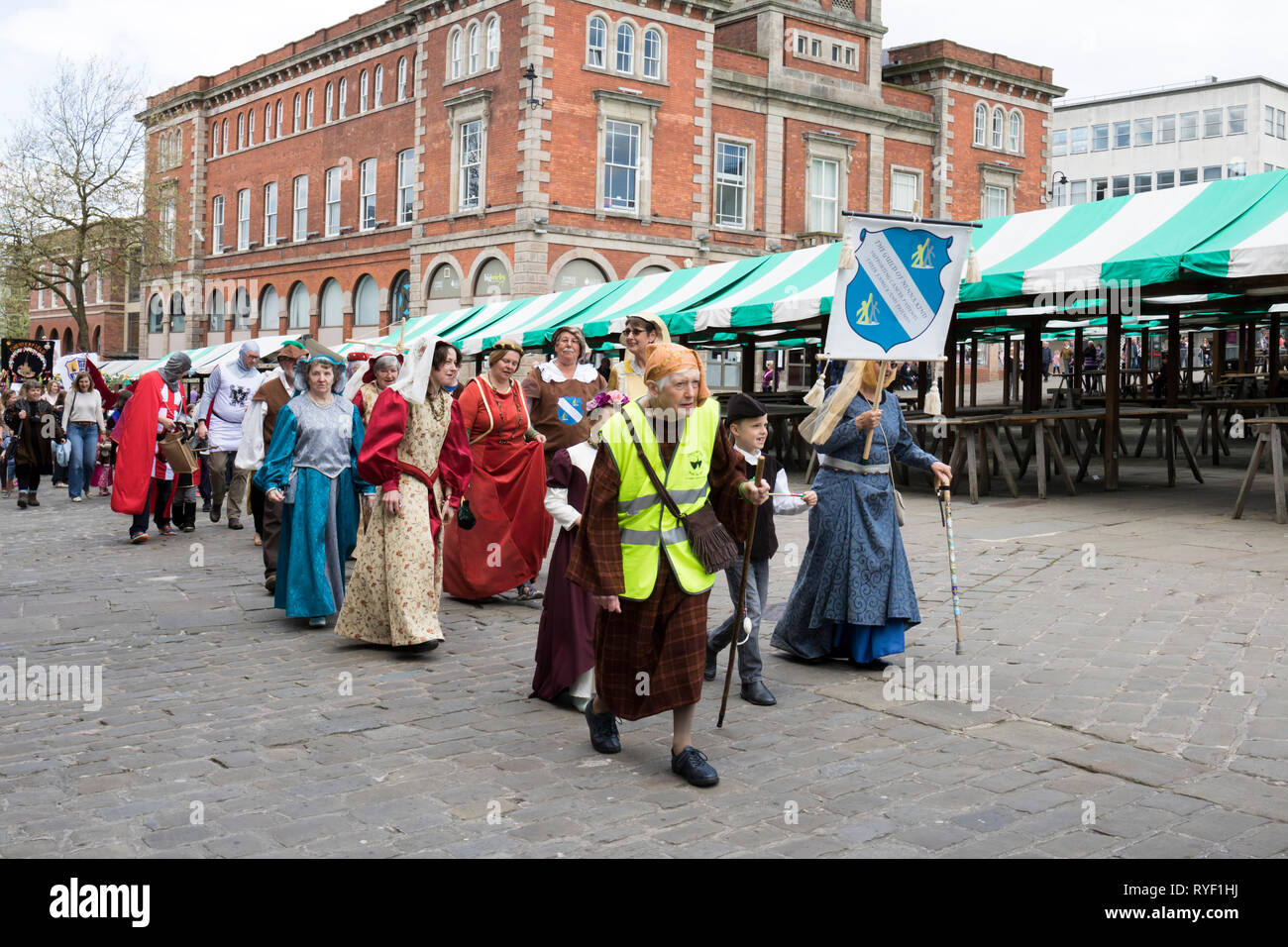 Annual chesterfield medieval fun day hi-res stock photography and ...