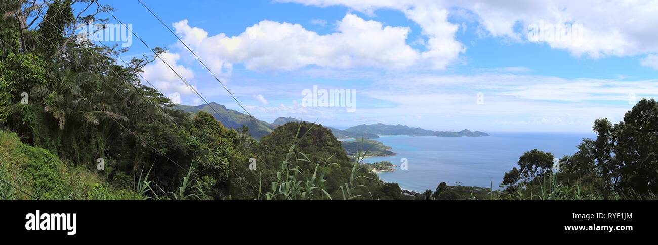 Beautiful and stunning high resolution panorama of landscape views on ...