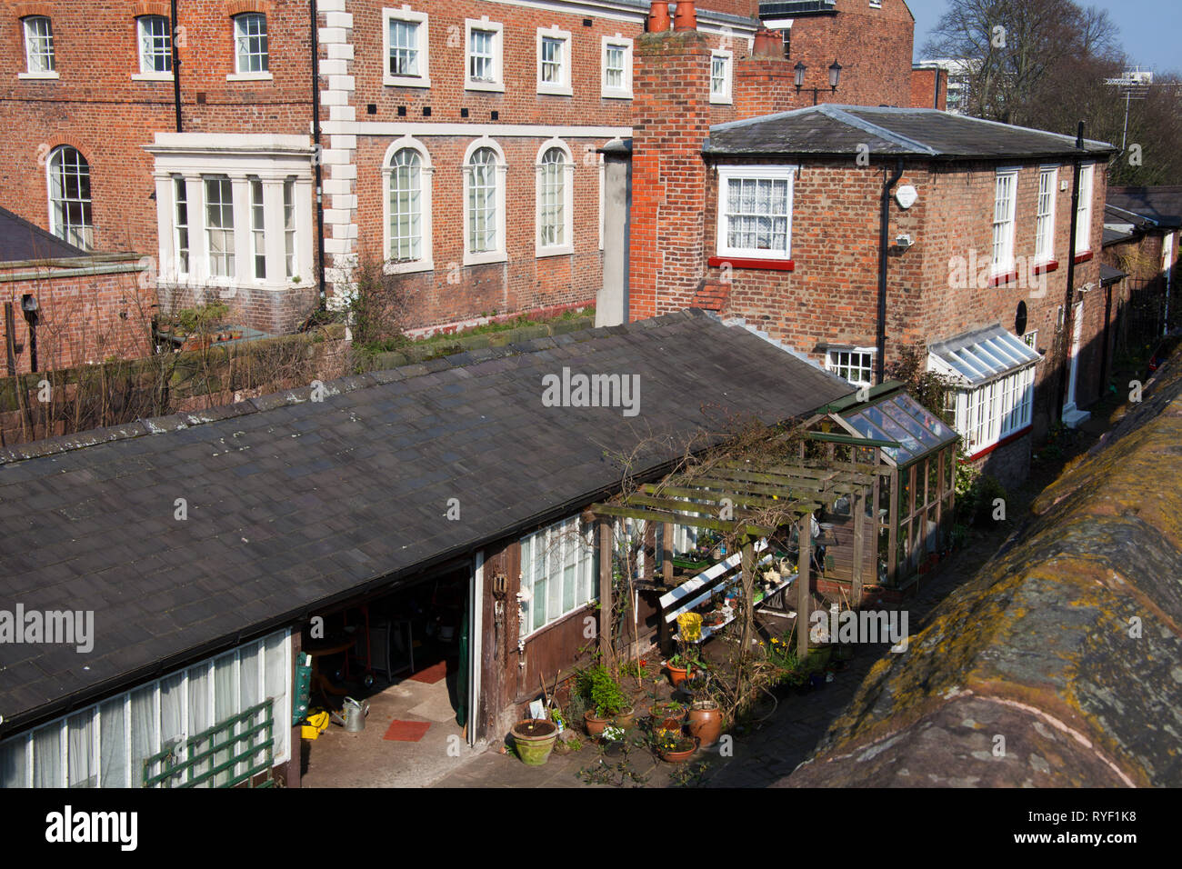 Medieval Chester City Walls and Battlements,Chester,Cheshire.England ...