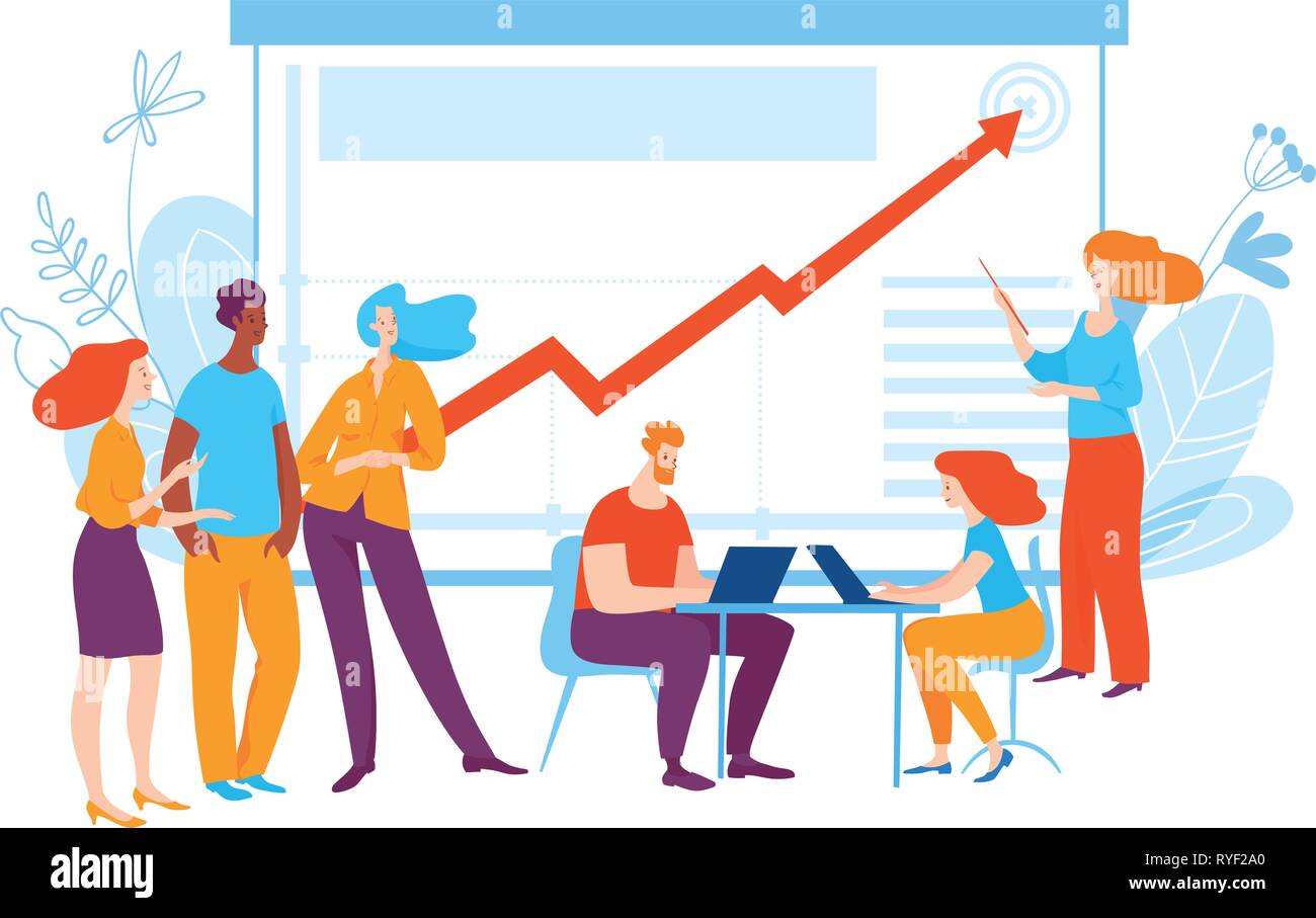 Business people planning conversation Stock Vector Images - Alamy