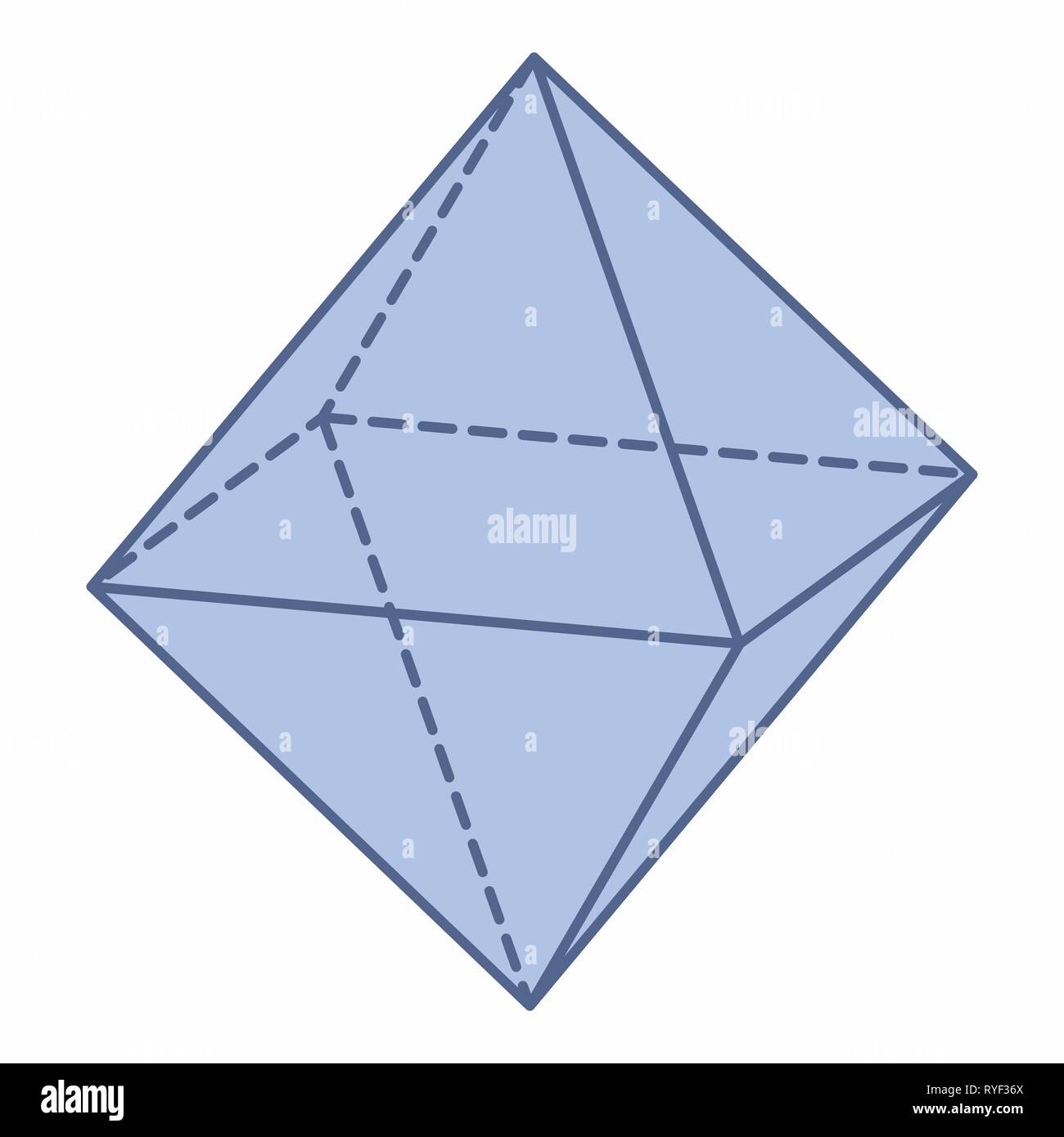 Drawing octahedron hi-res stock photography and images - Alamy