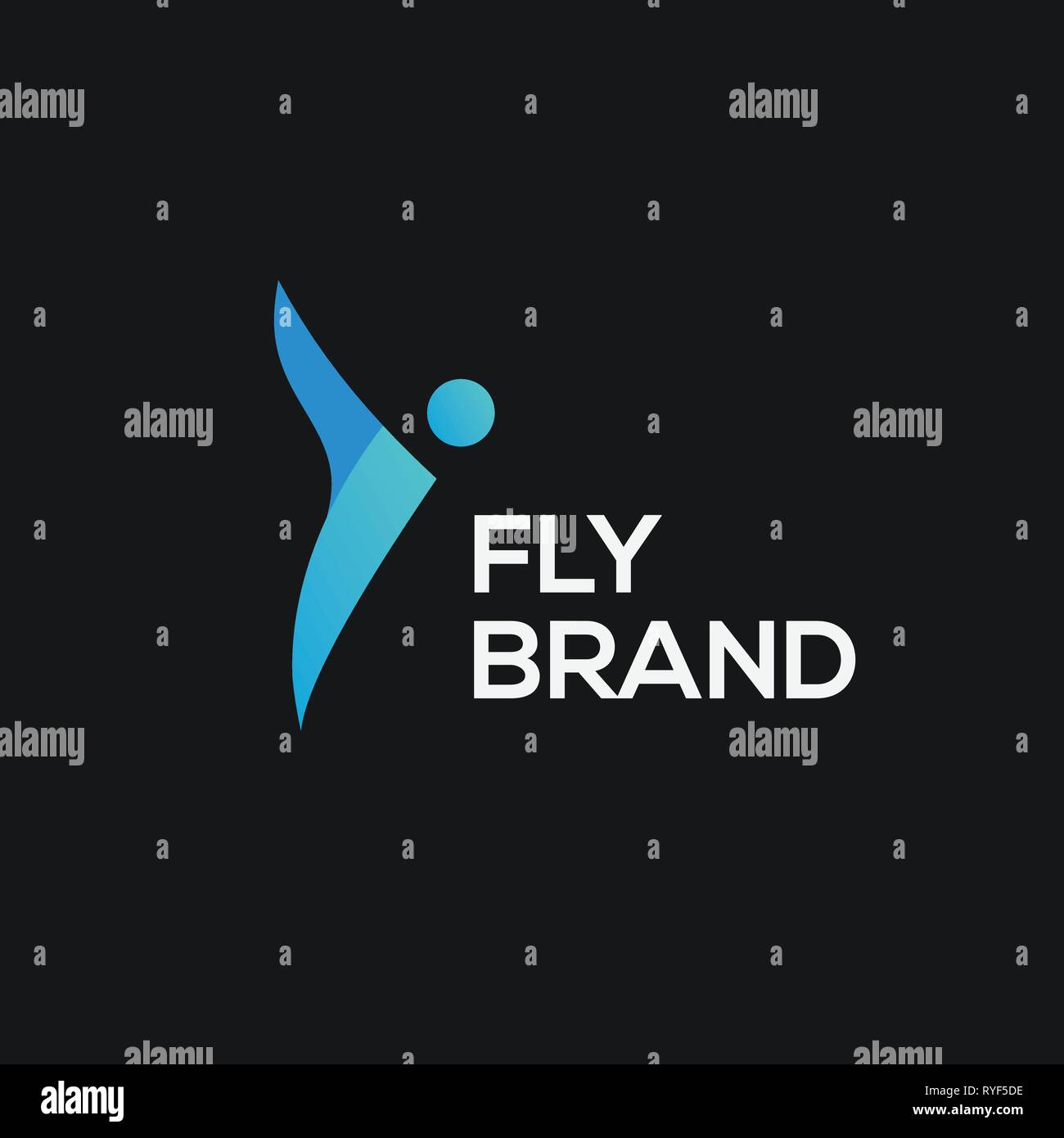 Fly vector logo Stock Vector Image & Art - Alamy