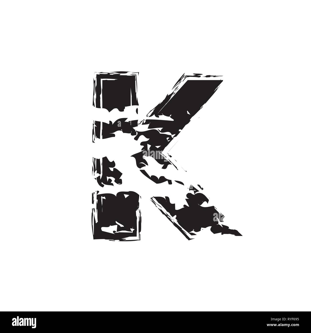 Stencil Letter K Designs