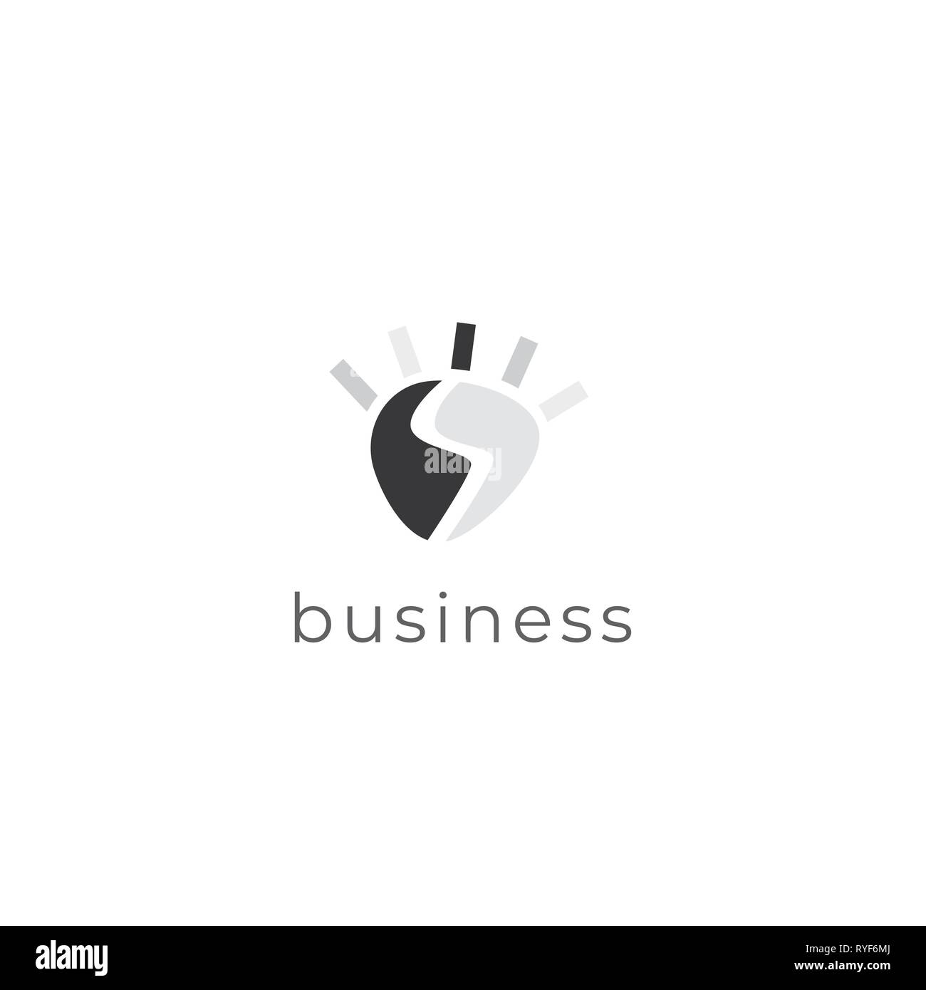 Heart vector logo. Business logo. Communication logo Stock Vector Image ...