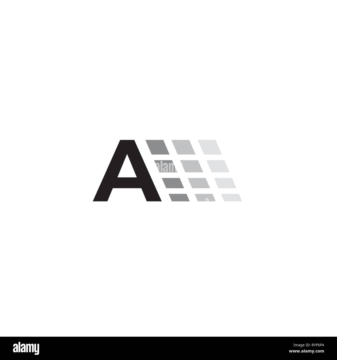 A letter business vector logo Stock Vector Image & Art - Alamy