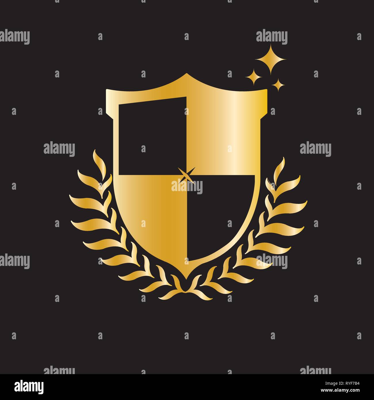 Blazon vector. Luxury frame. Blazon vector emblem. VIP design element ...