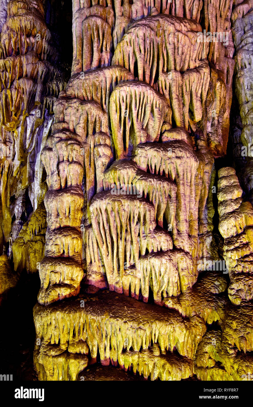 Inside Diktaio Andro ("Diktaen cave" or "Psychro Cave"), the ...