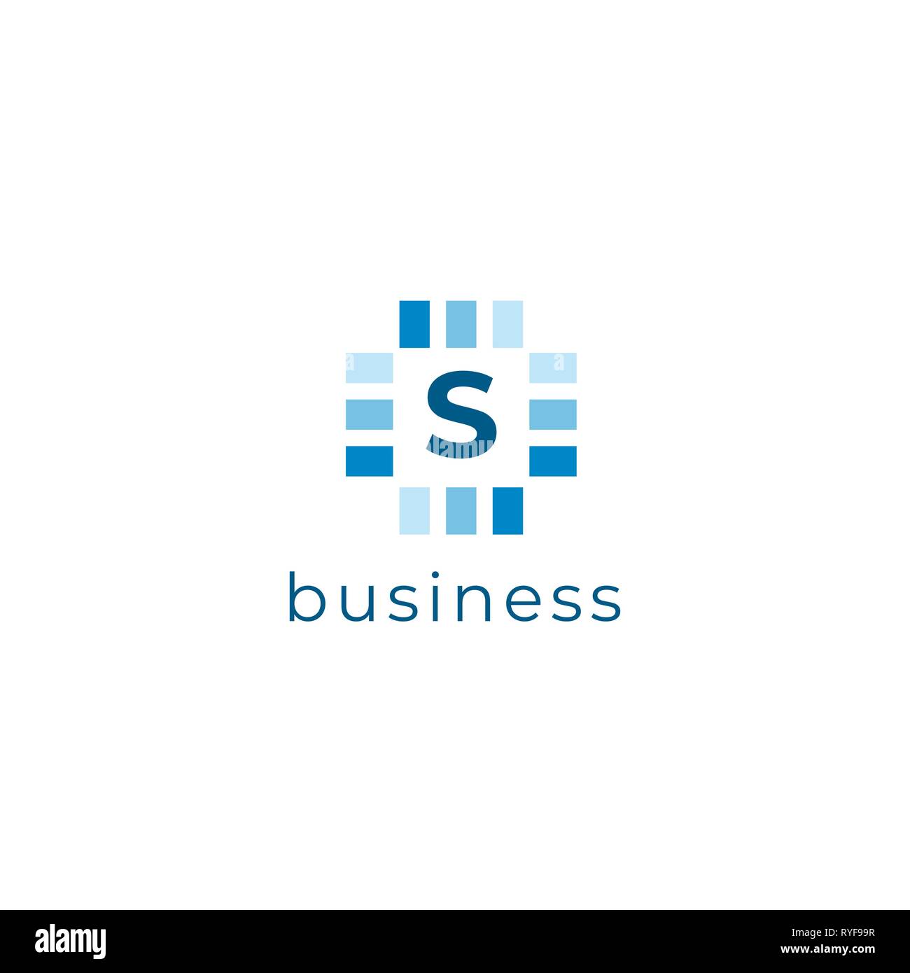 S letter business vector logo. Electronics logo Stock Vector Image ...