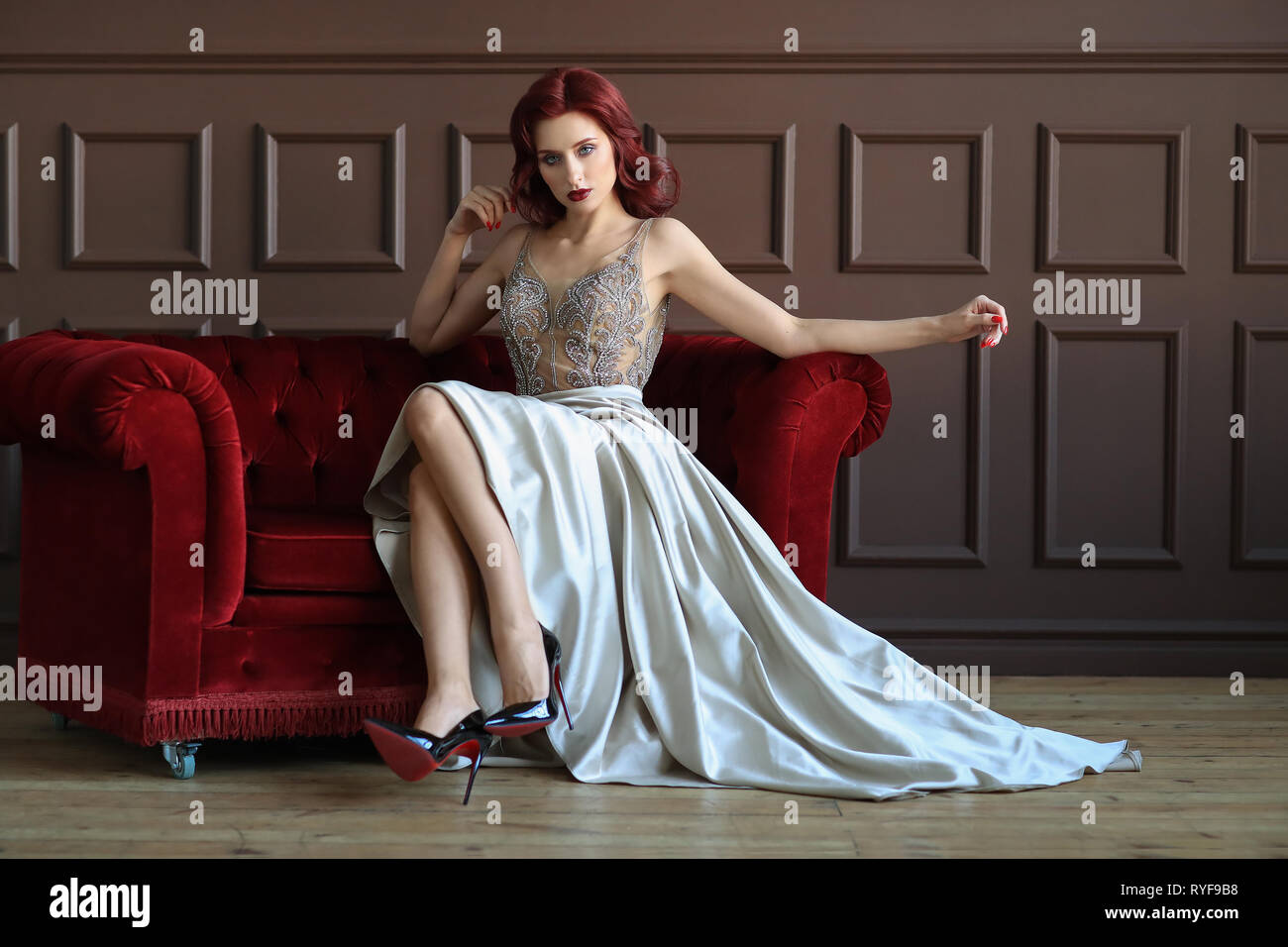 Bride in heels hi-res stock photography and images - Alamy