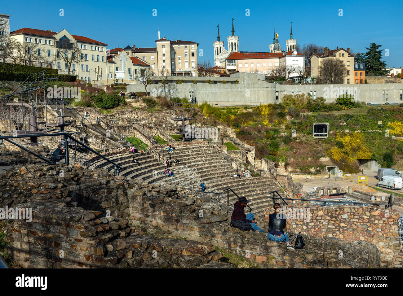 Cityscape ancient roman amphitheater hi-res stock photography and ...