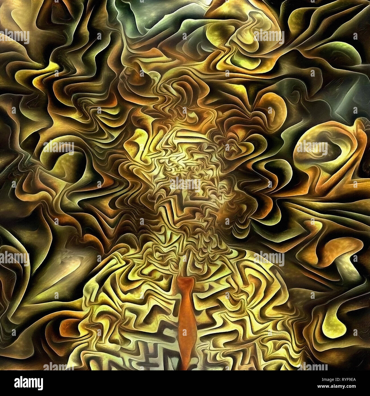 Modern abstract painting. Power of Imagination Stock Photo - Alamy