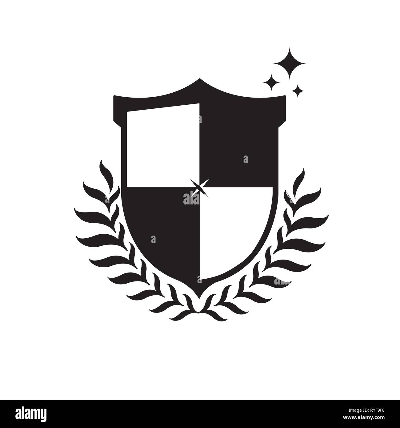 Blazon vector. Luxury frame. Blazon vector emblem. VIP design element ...
