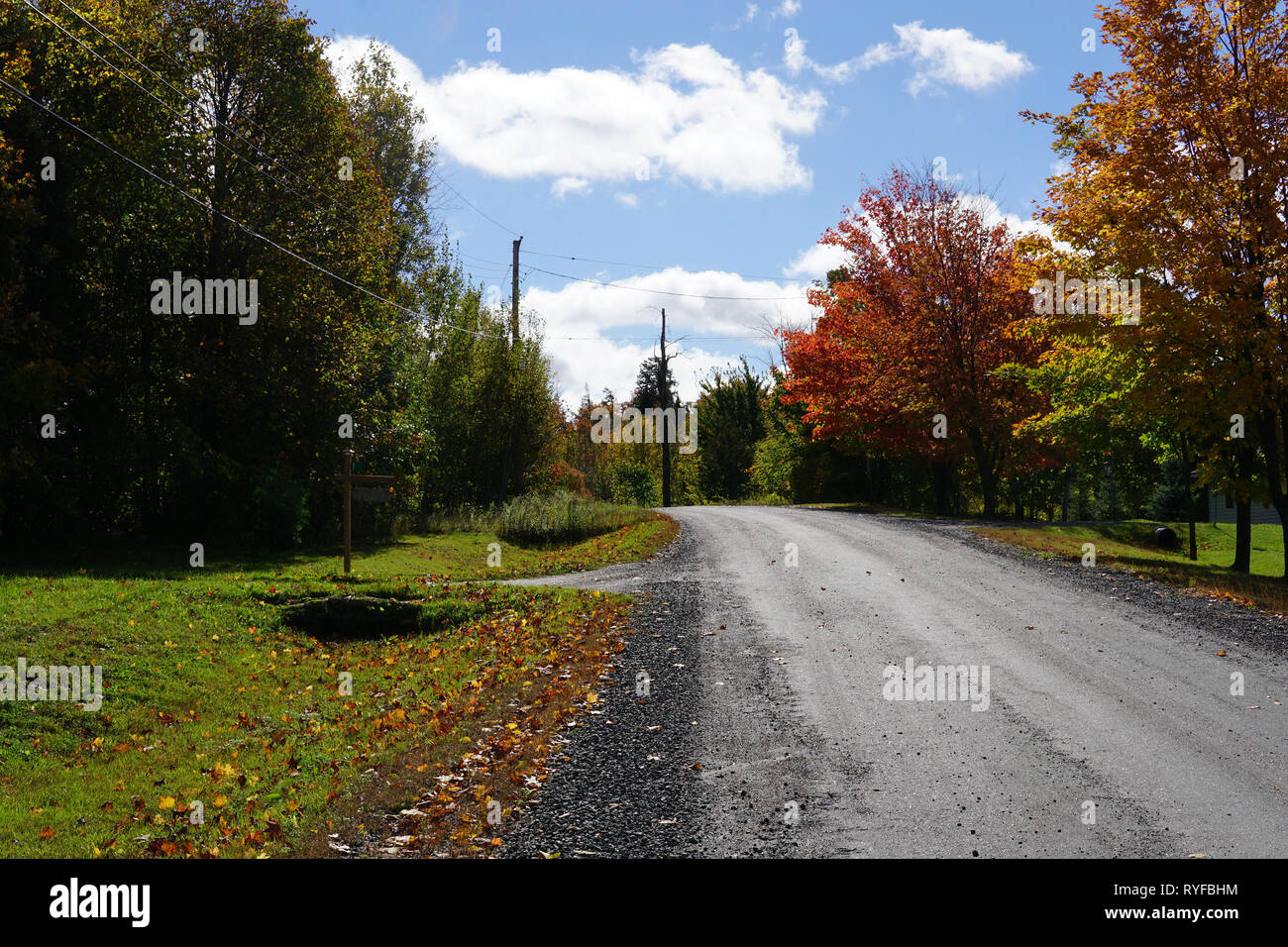 Fall Color in Muskoka Stock Photo - Alamy