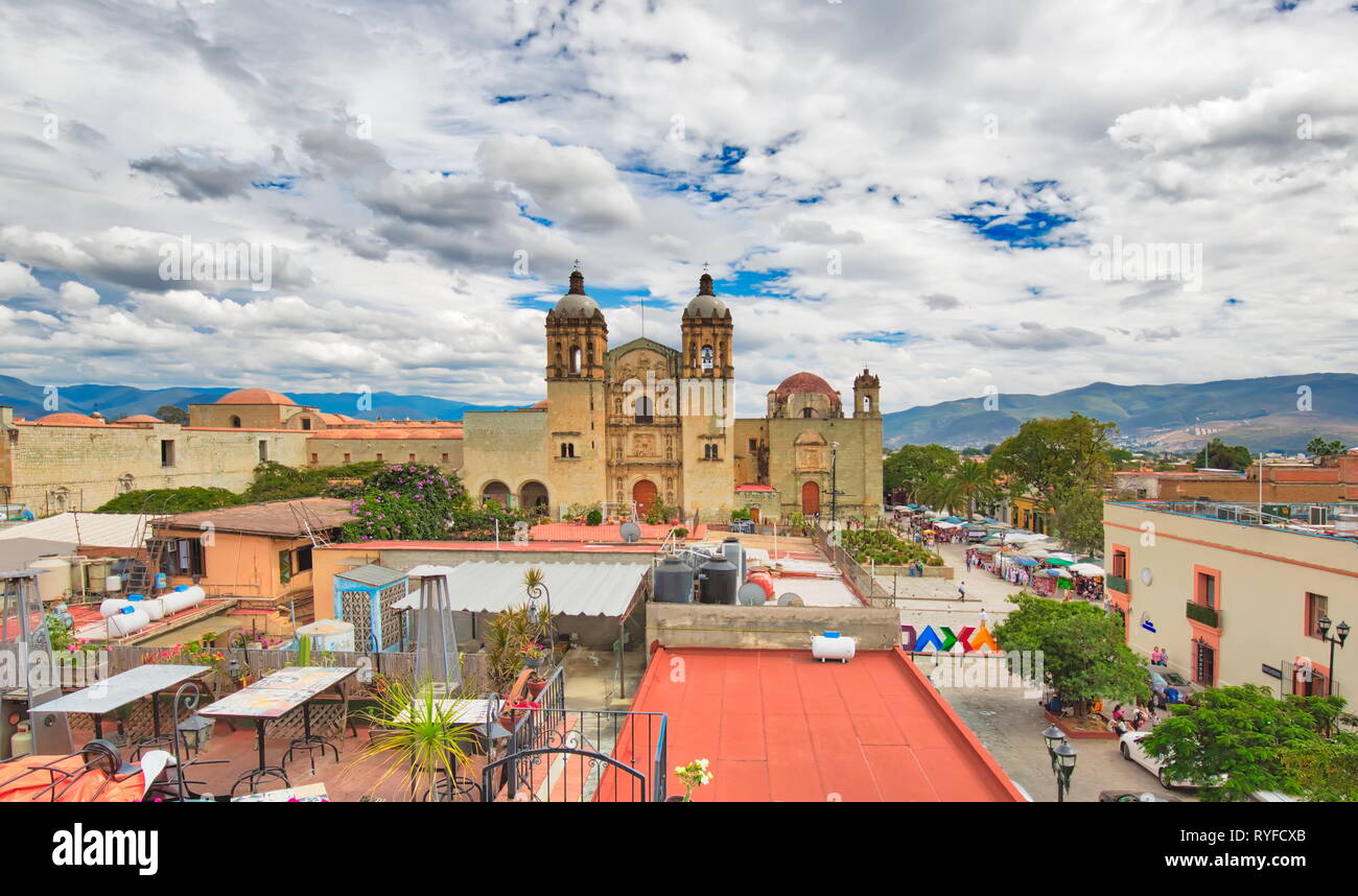Oaxaca, Mexico-2 December 2018: Landmark Santo Domingo Cathedral in ...