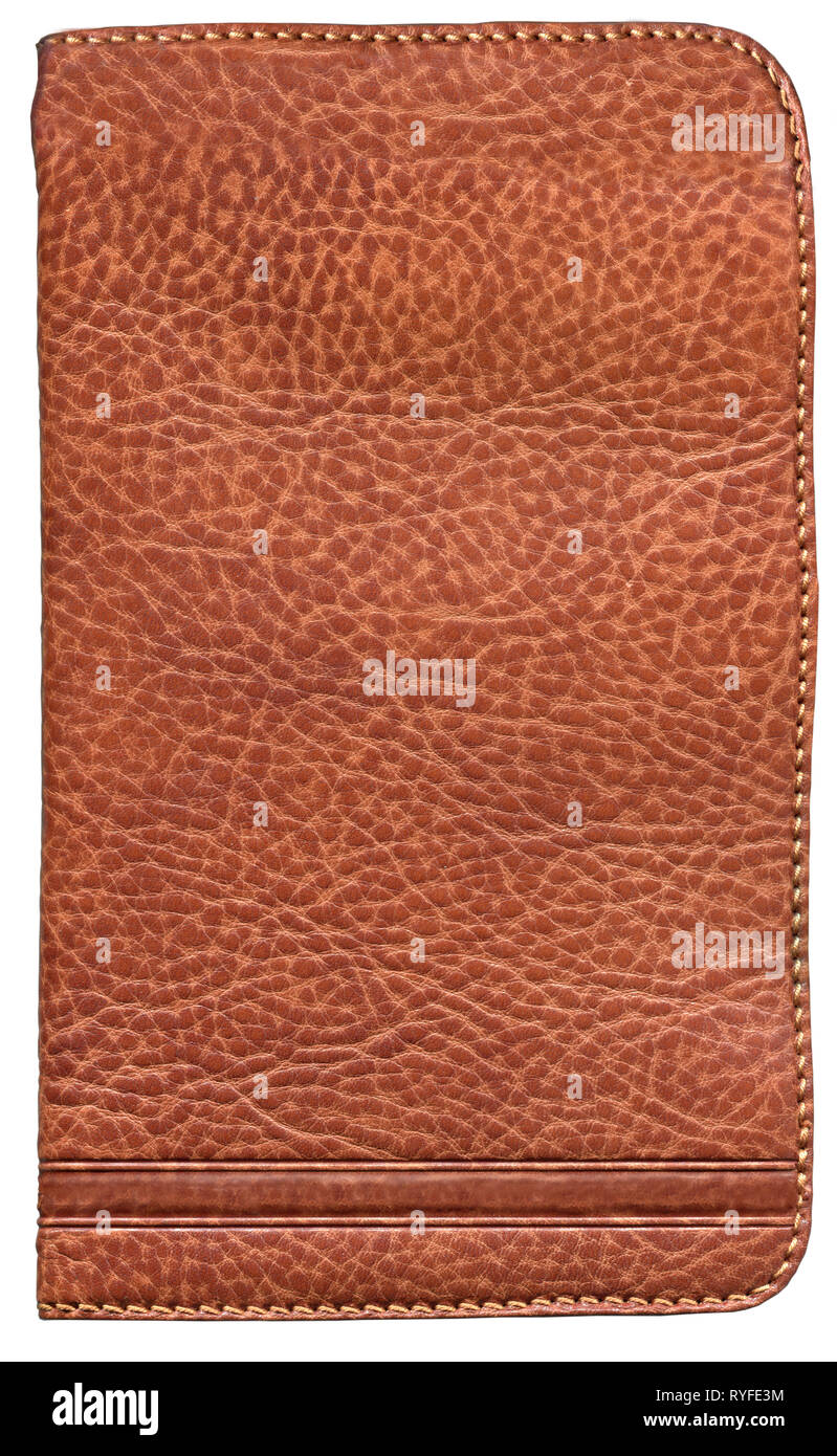 Leather book cover Stock Photo - Alamy