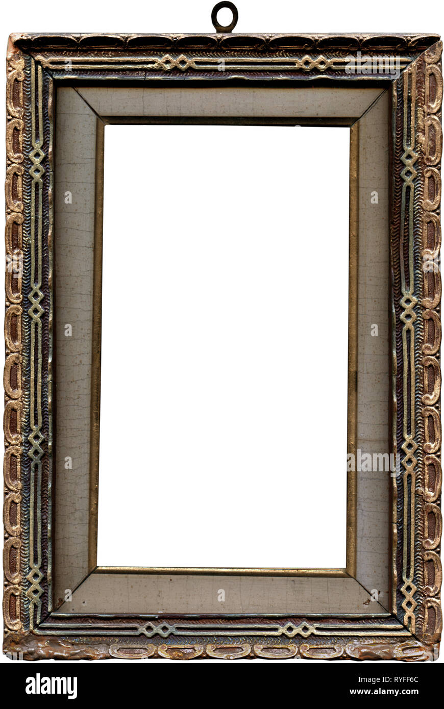 Antique golden frame Stock Photo - Alamy