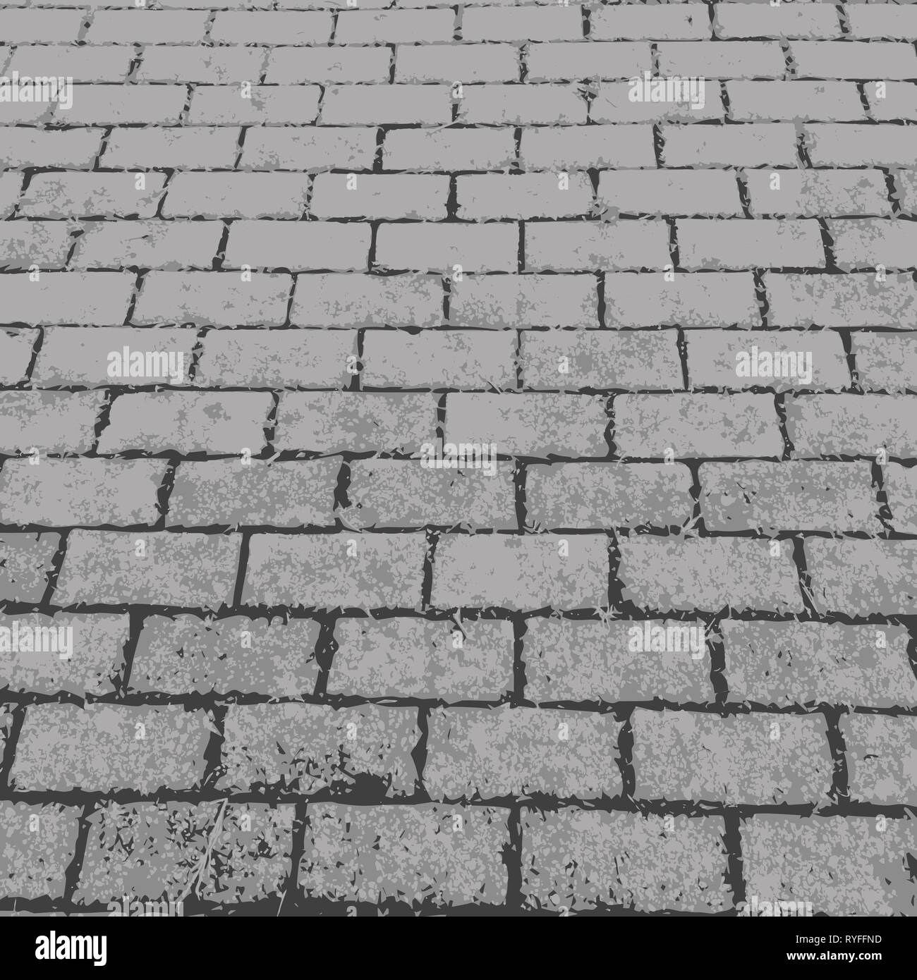 vector background of grunge paving slabs texture Stock Vector Image & Art - Alamy