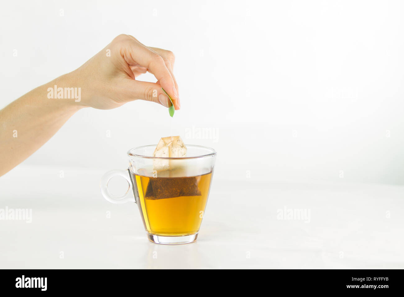 Teabag woman hi-res stock photography and images - Alamy