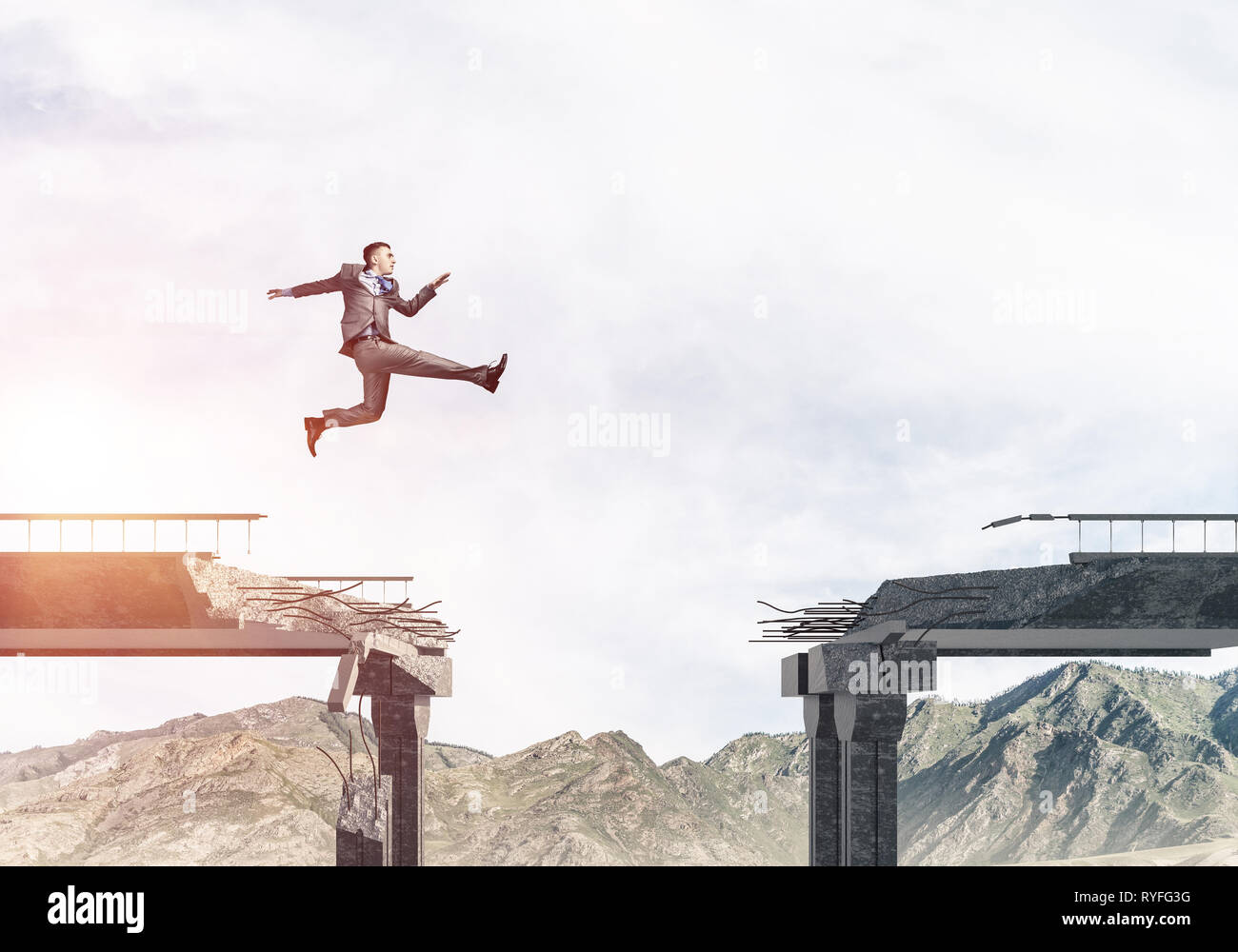 Problems and difficulties overcoming concept Stock Photo - Alamy