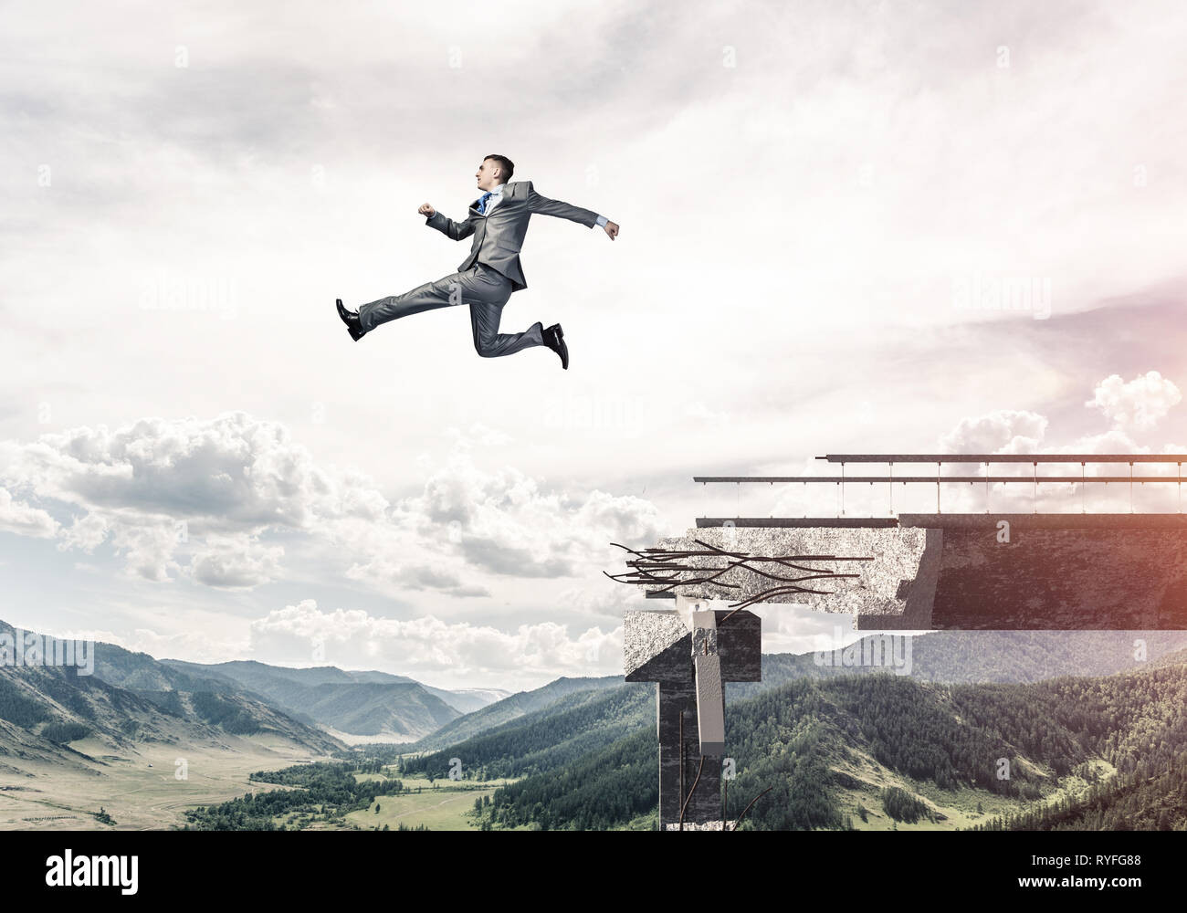 Problems and difficulties overcoming concept Stock Photo - Alamy