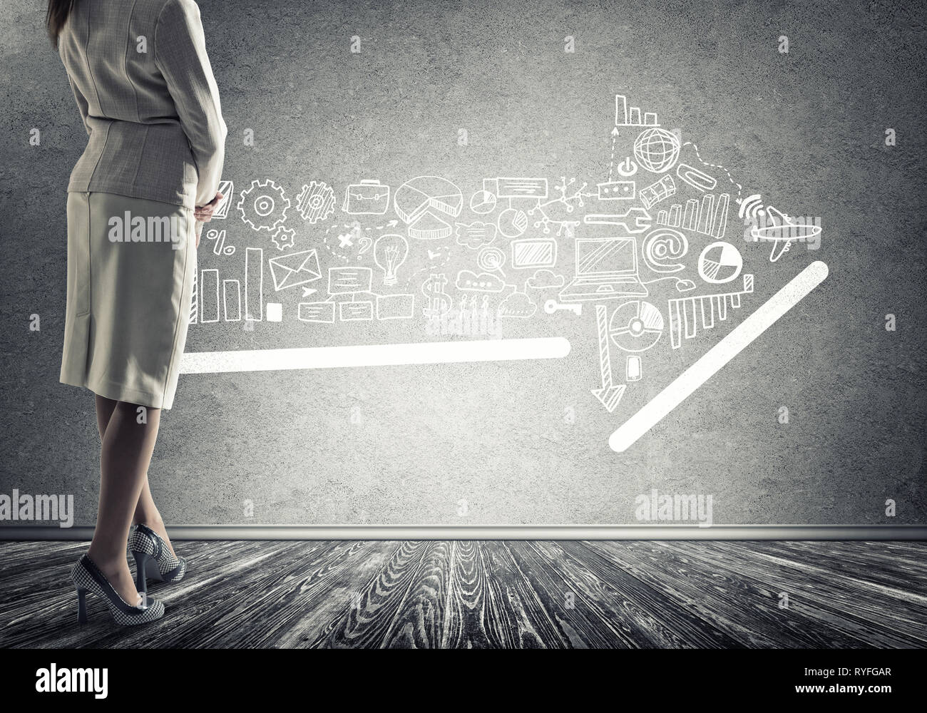 Business growth and progress concept Stock Photo - Alamy