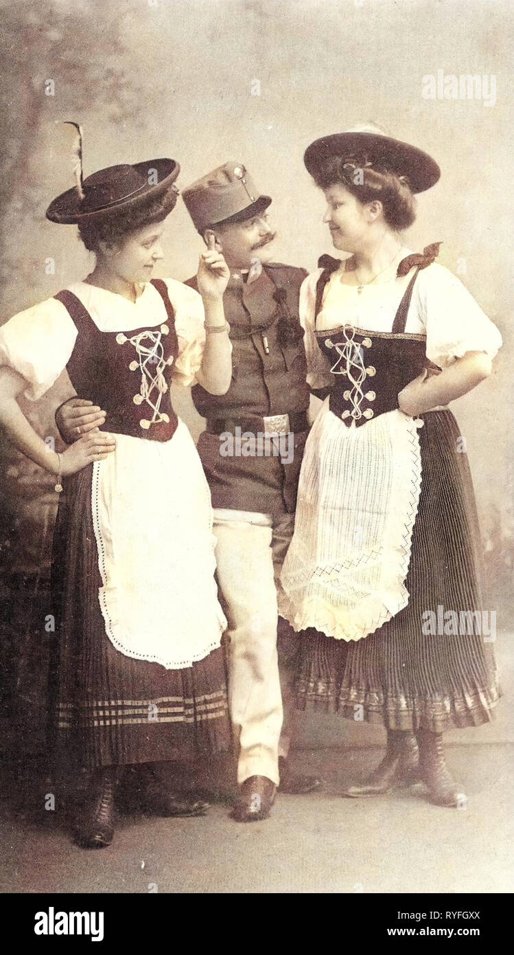 Couples in love in Austria, Women of Austria, Group portraits with 3 ...