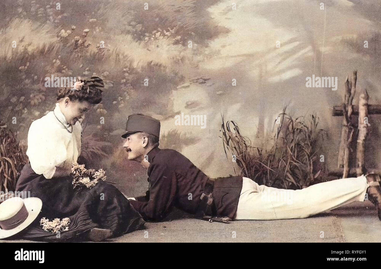 Couples in love in Austria, Austro-Hungarian Army, Women of Austria ...