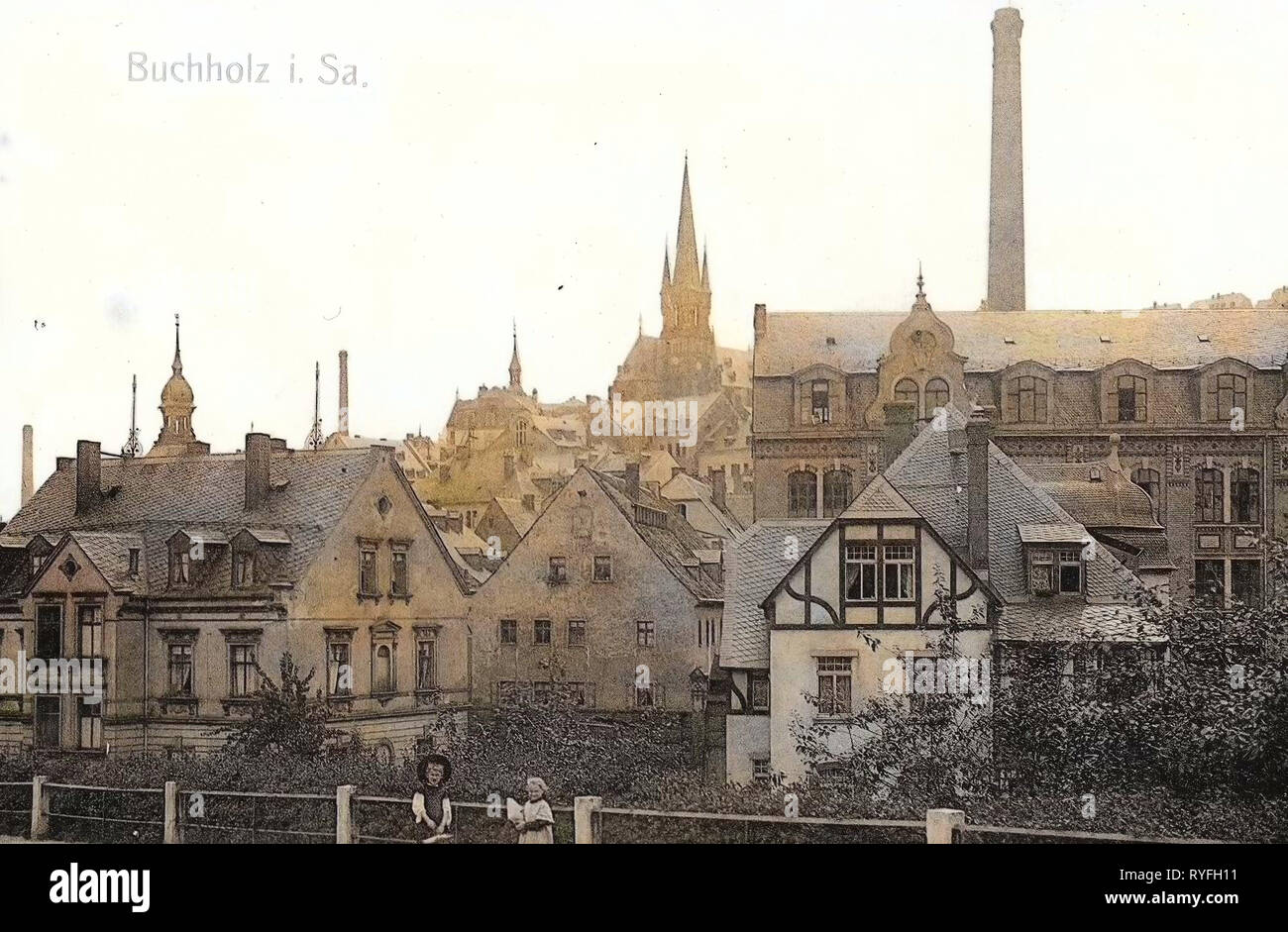 Buildings in Annaberg-Buchholz, Churches in Annaberg-Buchholz, 1910 ...
