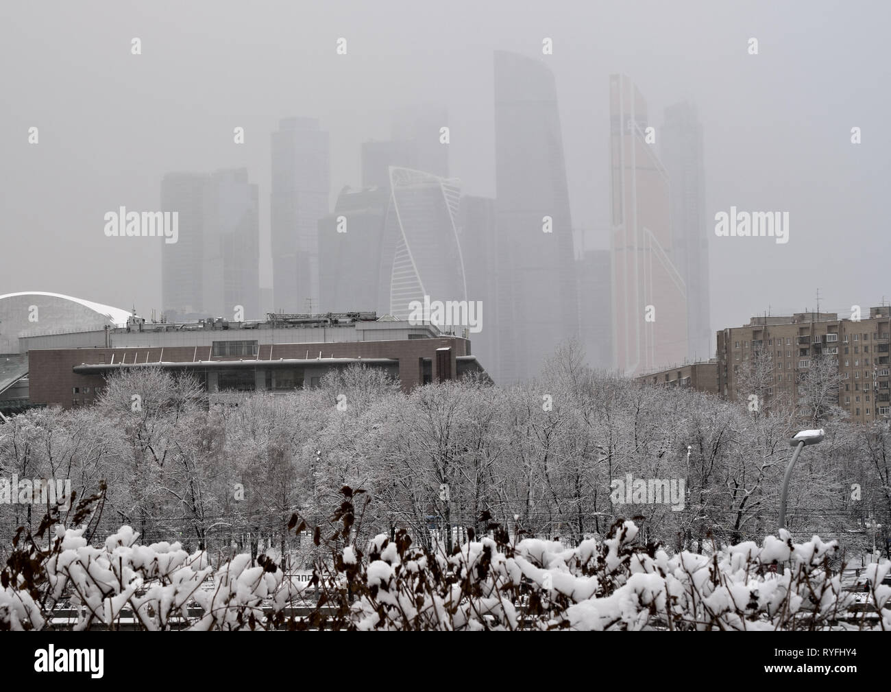 Moscow cold hi-res stock photography and images - Alamy