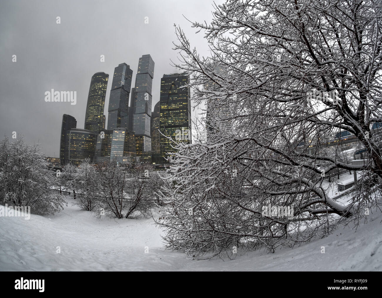 Moscow cold hi-res stock photography and images - Alamy